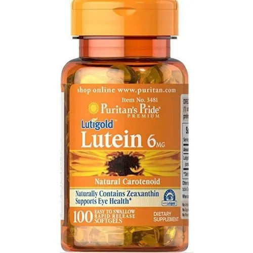 Lutein 6mg - 100 softgels – The Health Store