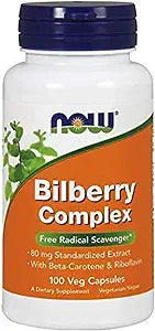 Now Bilberry Complex 100 caps – The Health Store