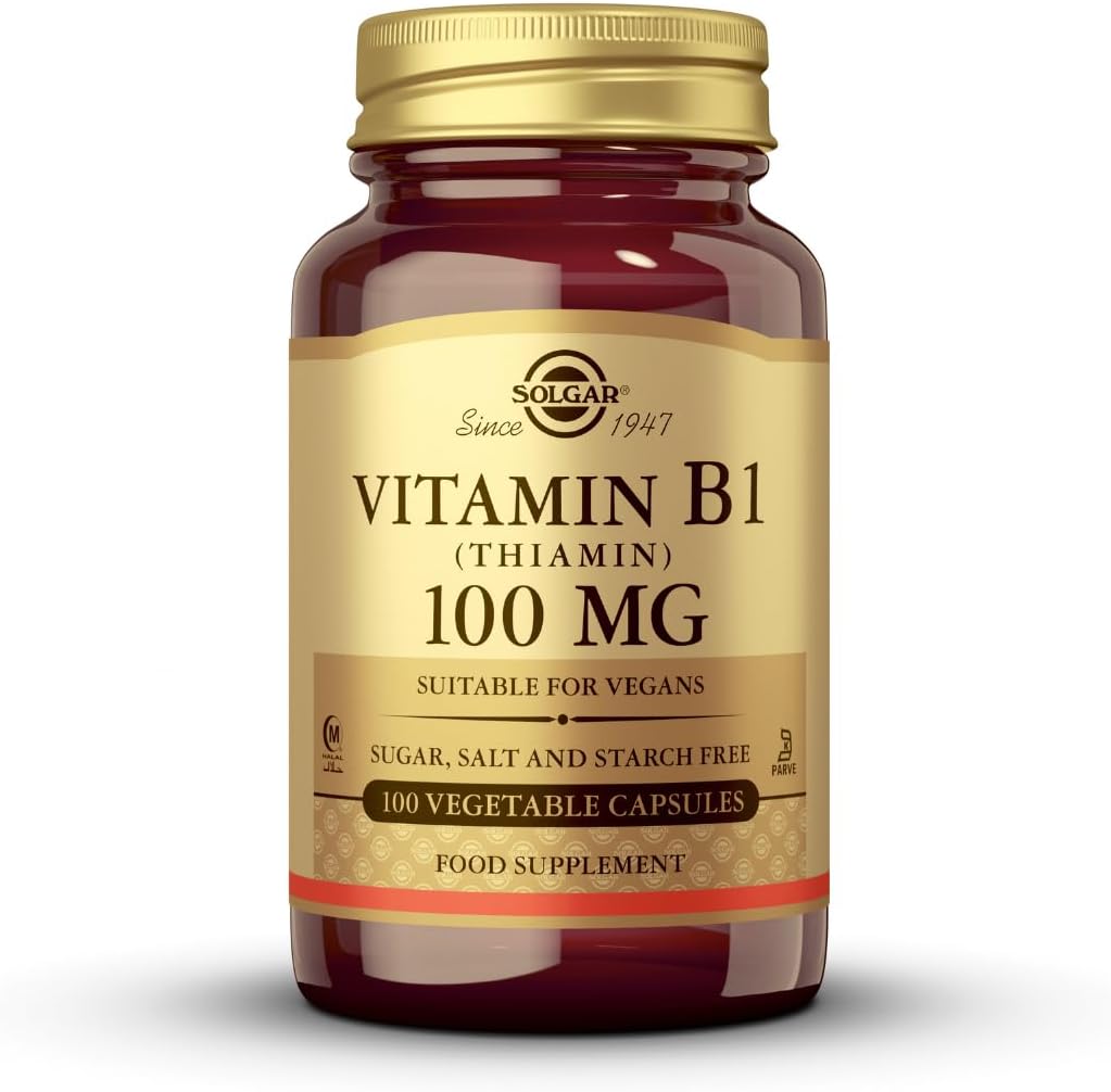 Solgar Vitamin B1 Thiamin 100mg 100 caps – The Health Store
