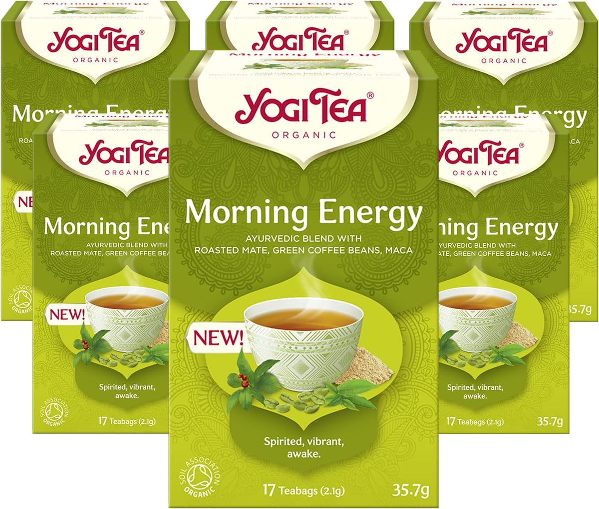Yogi Organic Morning Energy Tea 17bags – The Health Store