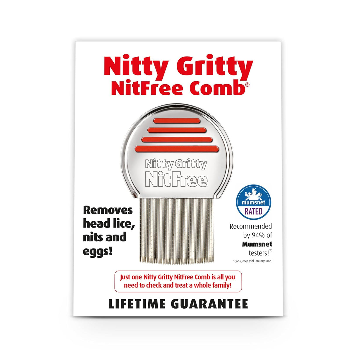 Nitty Gritty Nit-Free Comb – The Health Store