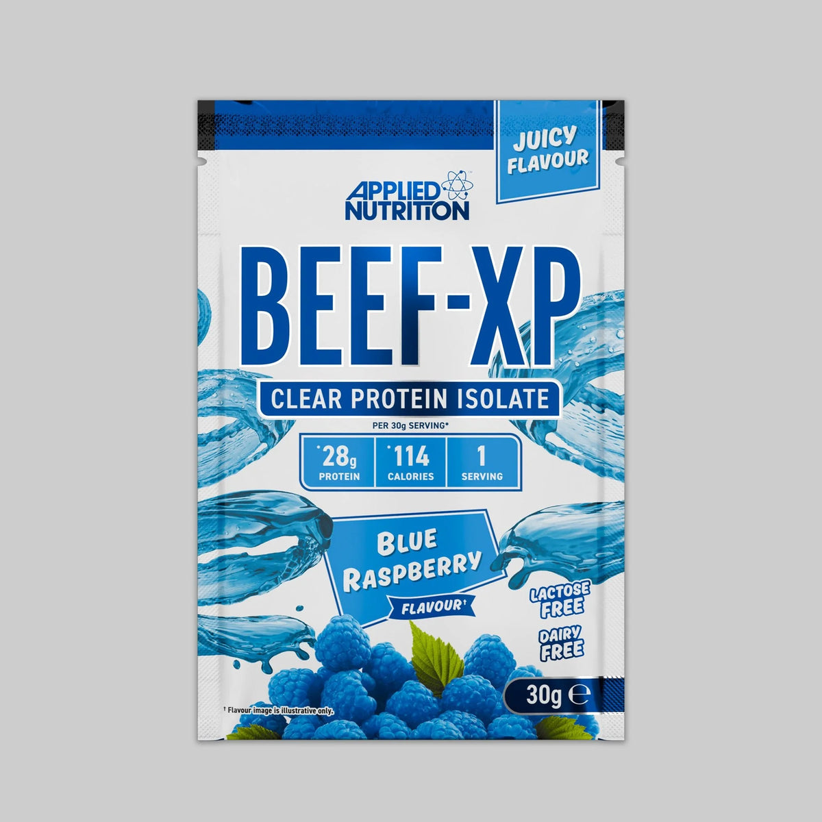 Applied Nutrition Beef-XP Clear Protein Isolate Blue Raspberry 30g ...