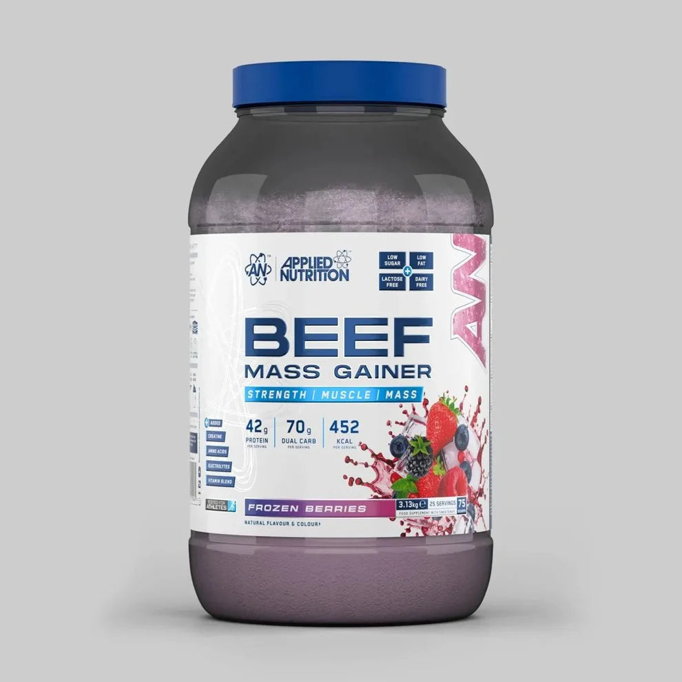 Applied Nutrition Beef Mass Gainer Protein Frozen Berries - 3.13 kg ...