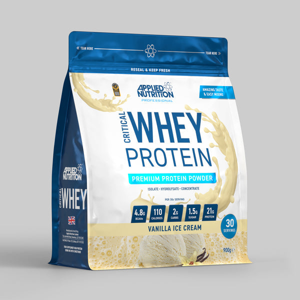 Critical Whey Protein Vanilla Ice Cream 900g – The Health Store