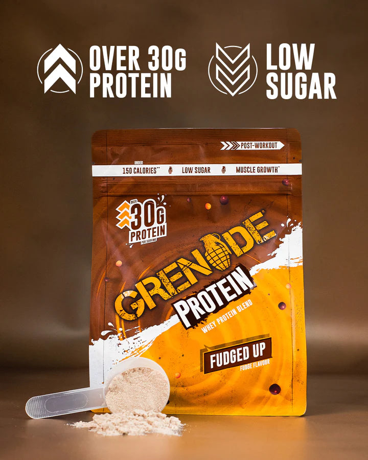 Grenade Whey Protein Fudged Up Flavour 480g 12 servings – The Health Store