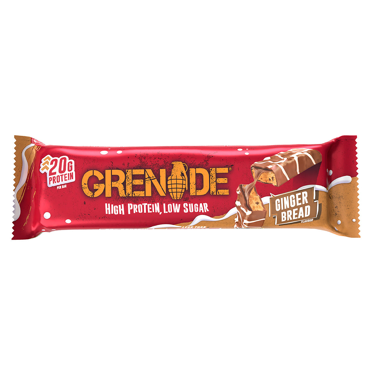 Grenade Protein Bar Gingerbread 60g LIMITED EDITION1 – The Health Store