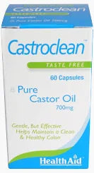 Health Aid Castroclean Pure Castor Oil 700mg 60 caps – The Health Store