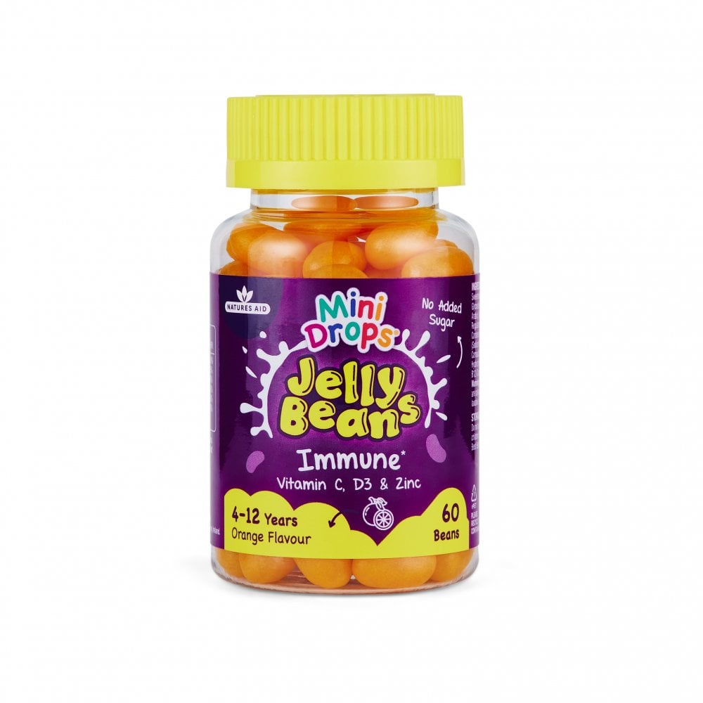 Natures Aid Mini Drops Jelly Beans Immune 4-12 years 60s – The Health Store