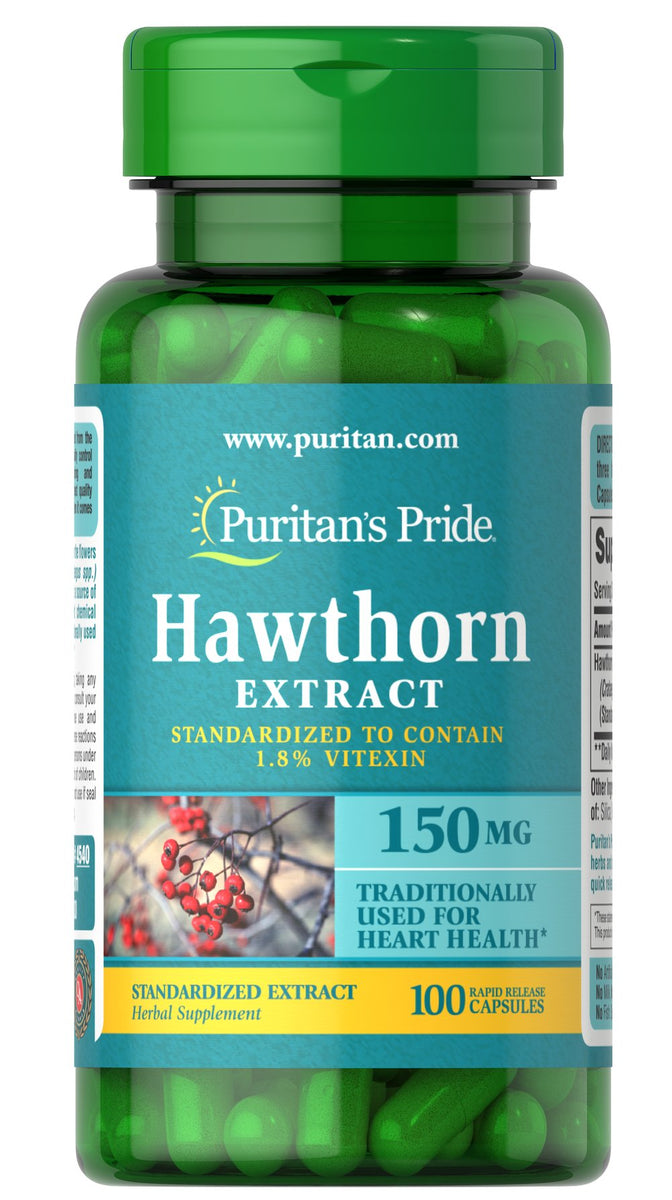 Hawthorn Extract 150mg 100 capsules – The Health Store