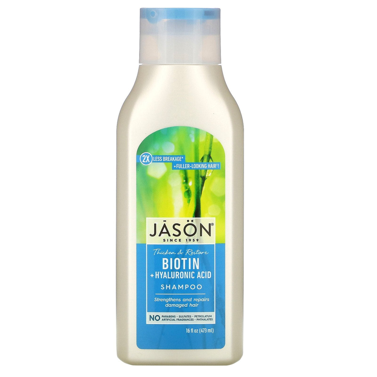 Jason Biotin & Hyaluronic Acid Shampoo 500ml – The Health Store