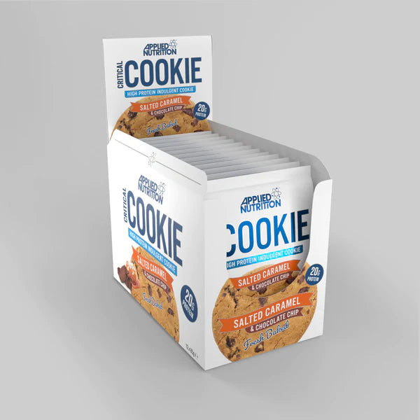 High Protein Salted Caramel & Choc Chip Cookie 85g – The Health Store