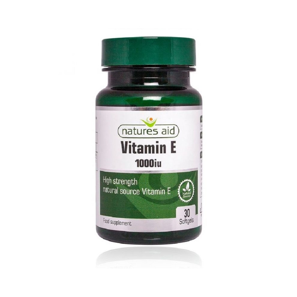 Natures Aid Vitamin E 1000iu Natural Form 30's – The Health Store