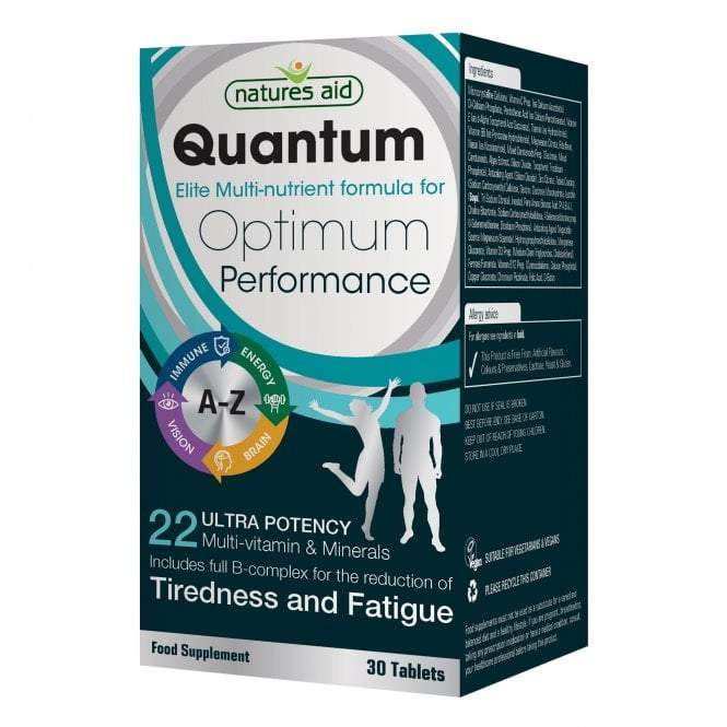 Natures Aid Quantum Multivitamin & Minerals 30tabs – The Health Store