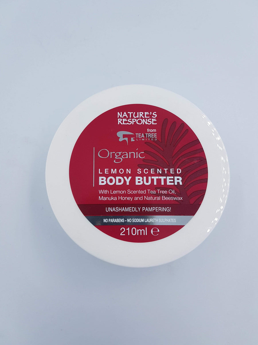 Nature's Response Organic Lemon Scented Body Butter 210ml – The Health ...