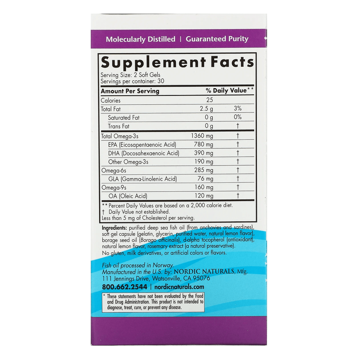 Nordic Naturals Complete Omega Xtra 1,360mg 60 softgels – The Health Store