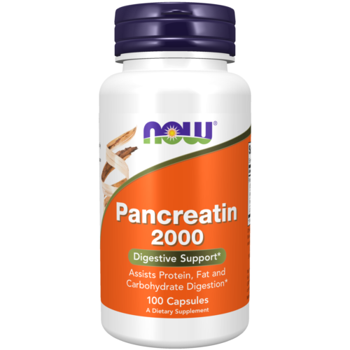 NOW Pancreatin 2000 Digestive Support 100 caps – The Health Store